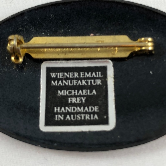 Michaela Frey | Jewelry | Vintage Michaela Frey Floral Enamel Art ...